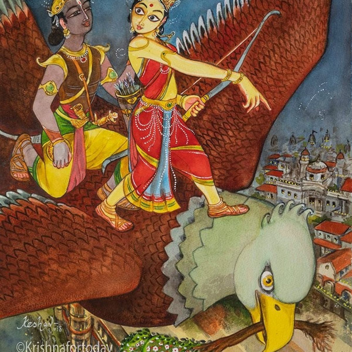 Satyabhama – The warrior wife of Lord Krishna Religion World