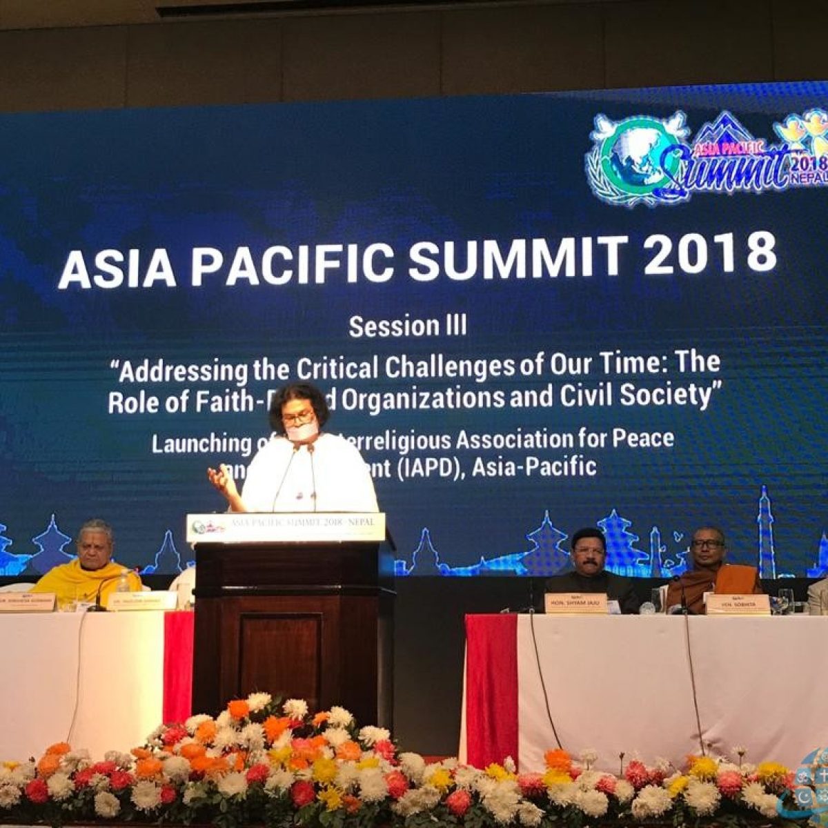 Nepal PM inaugurates Asia Pacific Summit 2018 at Kathmandu Religion World